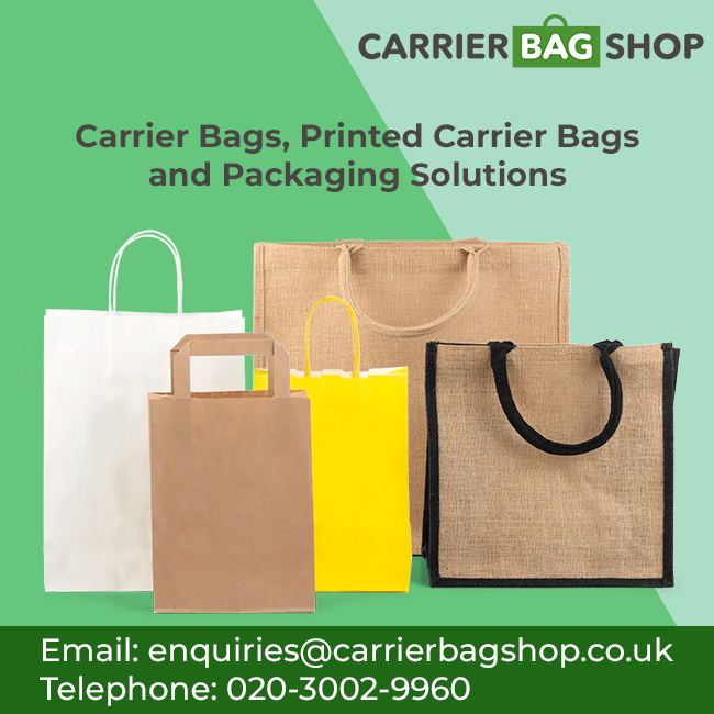 Carrier Bags from Carrier Bag Shop, Paper Bags, Tissue Paper, Cotton ...